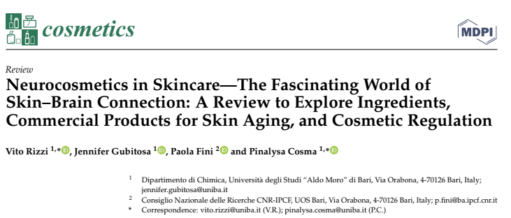 Neurocosmetics in Skincare—The Fascinating World of Skin–Brain Connect ...